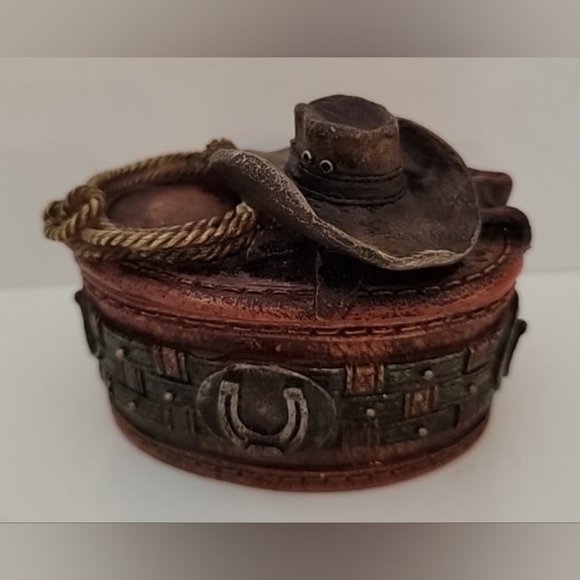 unbranded | Accents | Western Cowboy Stetson Lariat Horseshoe Motif ...